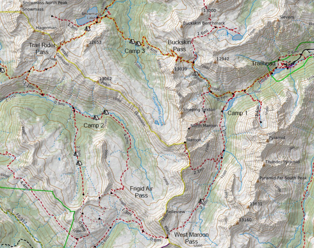Four Pass Loop Backpacking - July 2015