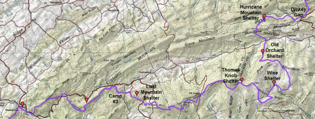 Appalachian Trail Grayson Highlands Backpacking - April 2017